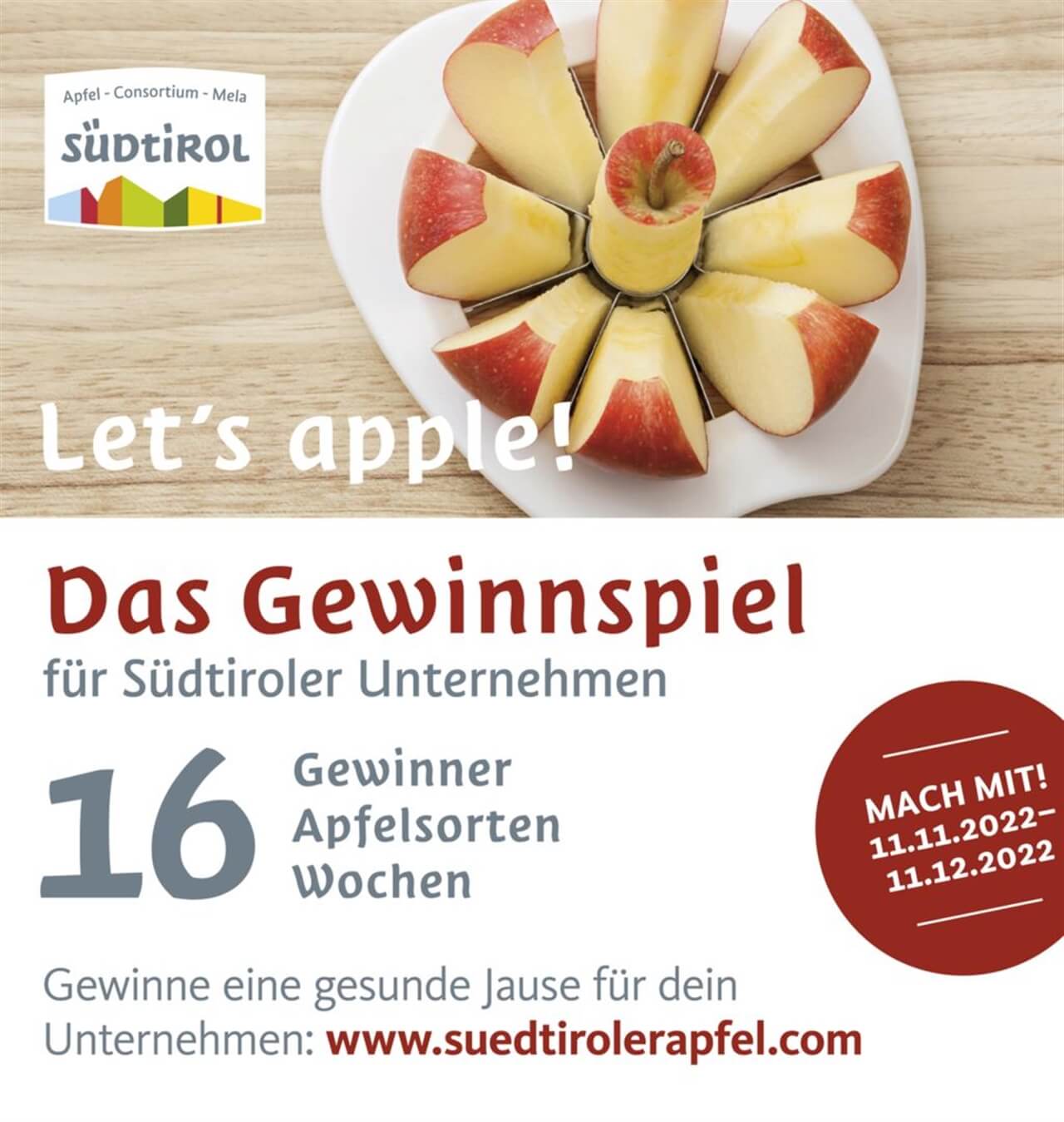 Let’s apple: Gewinnspiel geht in die zweite Runde.